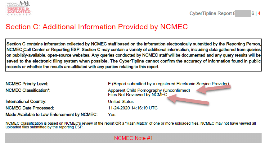 Deciphering NCMEC Cybertips - Garrett Discovery